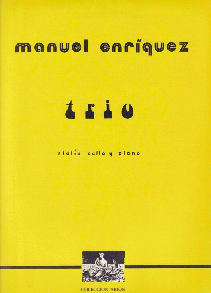 Trío [violín, violonchelo y piano] | Manuel Enríquez – Sonus Litterarum