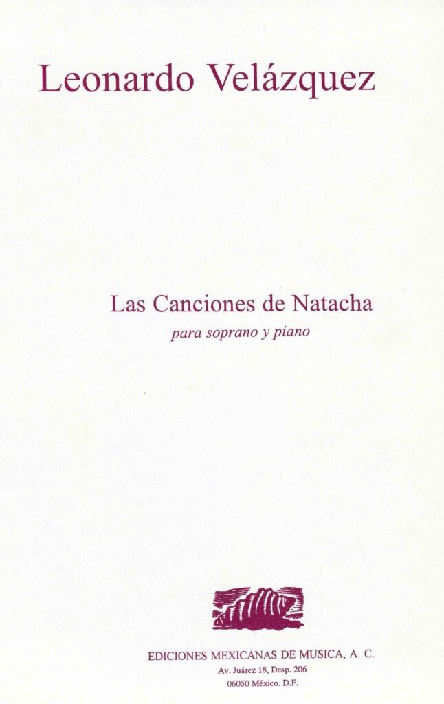 Las canciones de Natacha [soprano y piano] | Leonardo Velázquez – Sonus ...